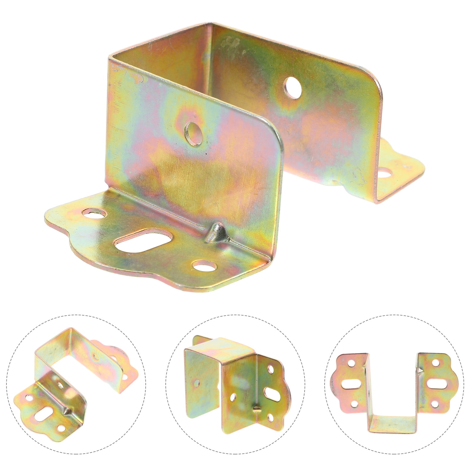 WORGEOUS 6 Pcs Bed Bracket Frame Headboard Modification Brackets ...