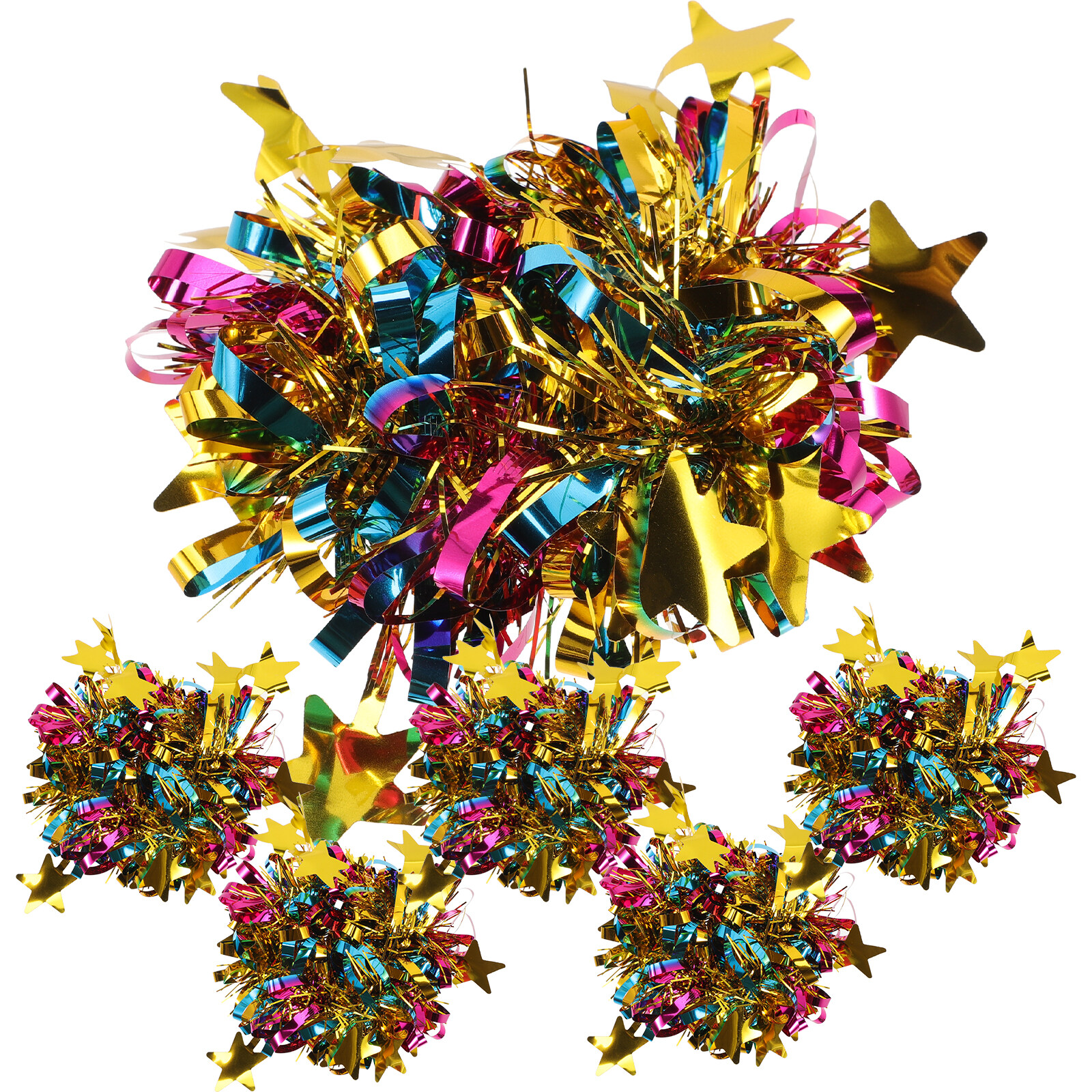 HINTRMENT Cheering Supplies Round Shape Adults Dancers 6Pcs 4.3x4.3in ...