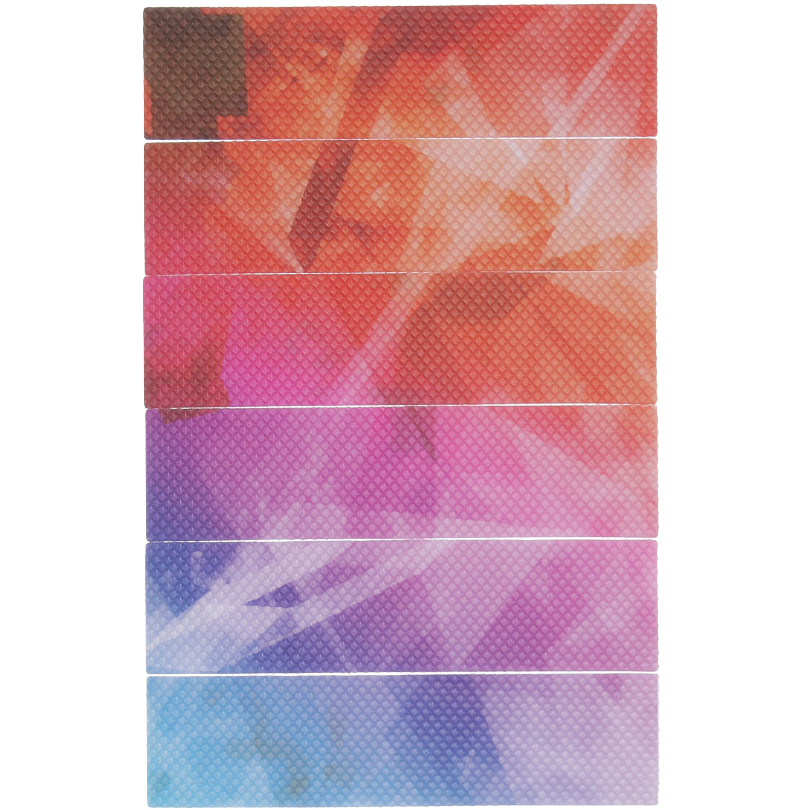 WORGEOUS 6pcs Decompression Sticker Strips Sensory Rough Grain Stickers ...