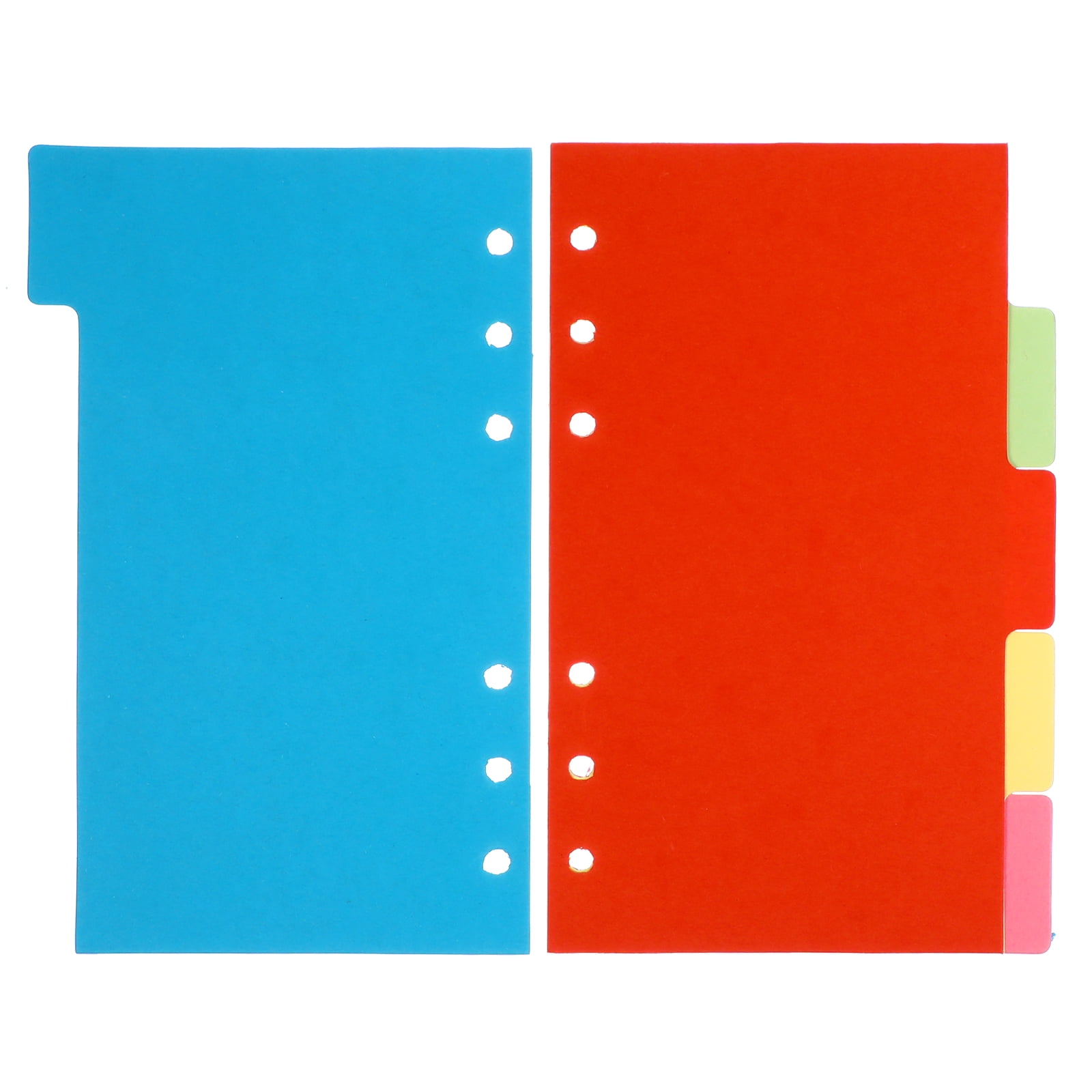 WORGEOUS 6 Pcs Dividers Spiral Bound Notebook Accessories Campus ...