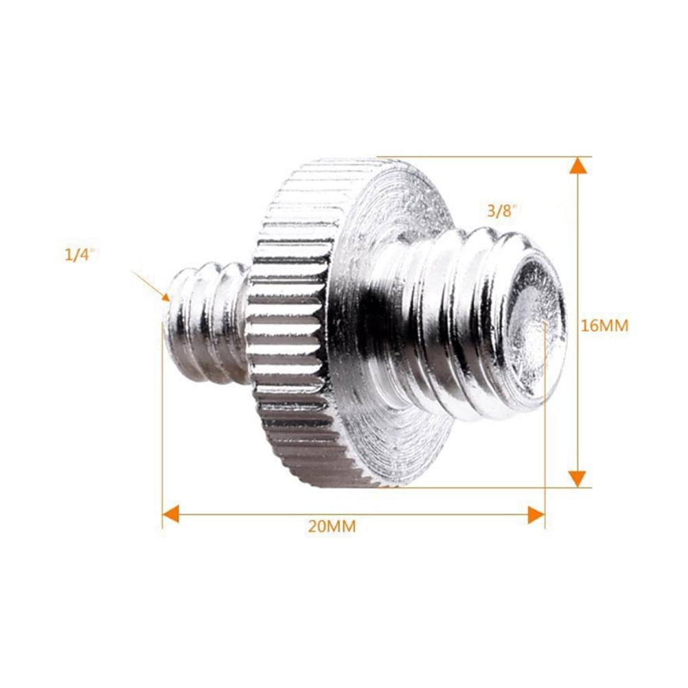 GOOHOCHY Mounting Screw Adapter Double-Threaded Screw Silver 6Set ...