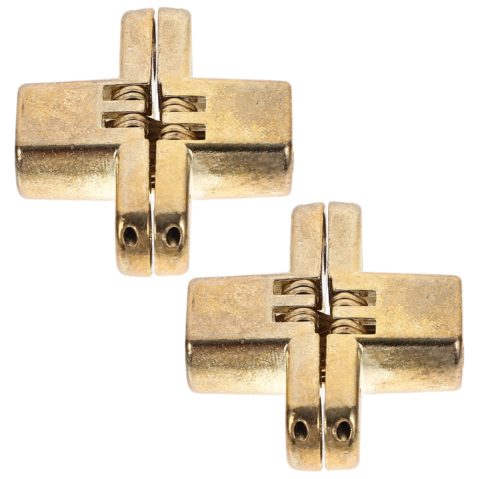 WORGEOUS 6 Pcs Hidden Hinge Zinc Alloy Cross Hinge Silent Table ...
