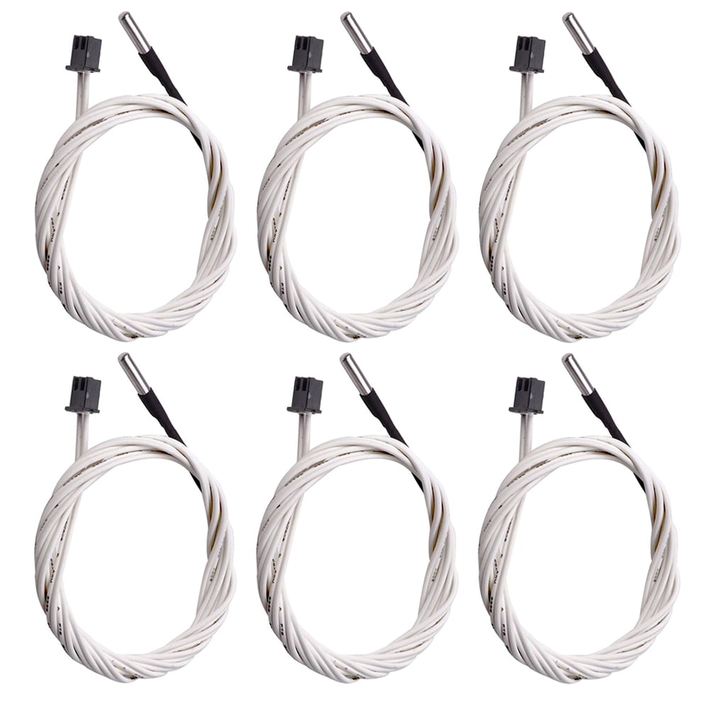 WORGEOUS 6 Pcs High Temperature Thermistor for 3D Printer Hot Glue ...