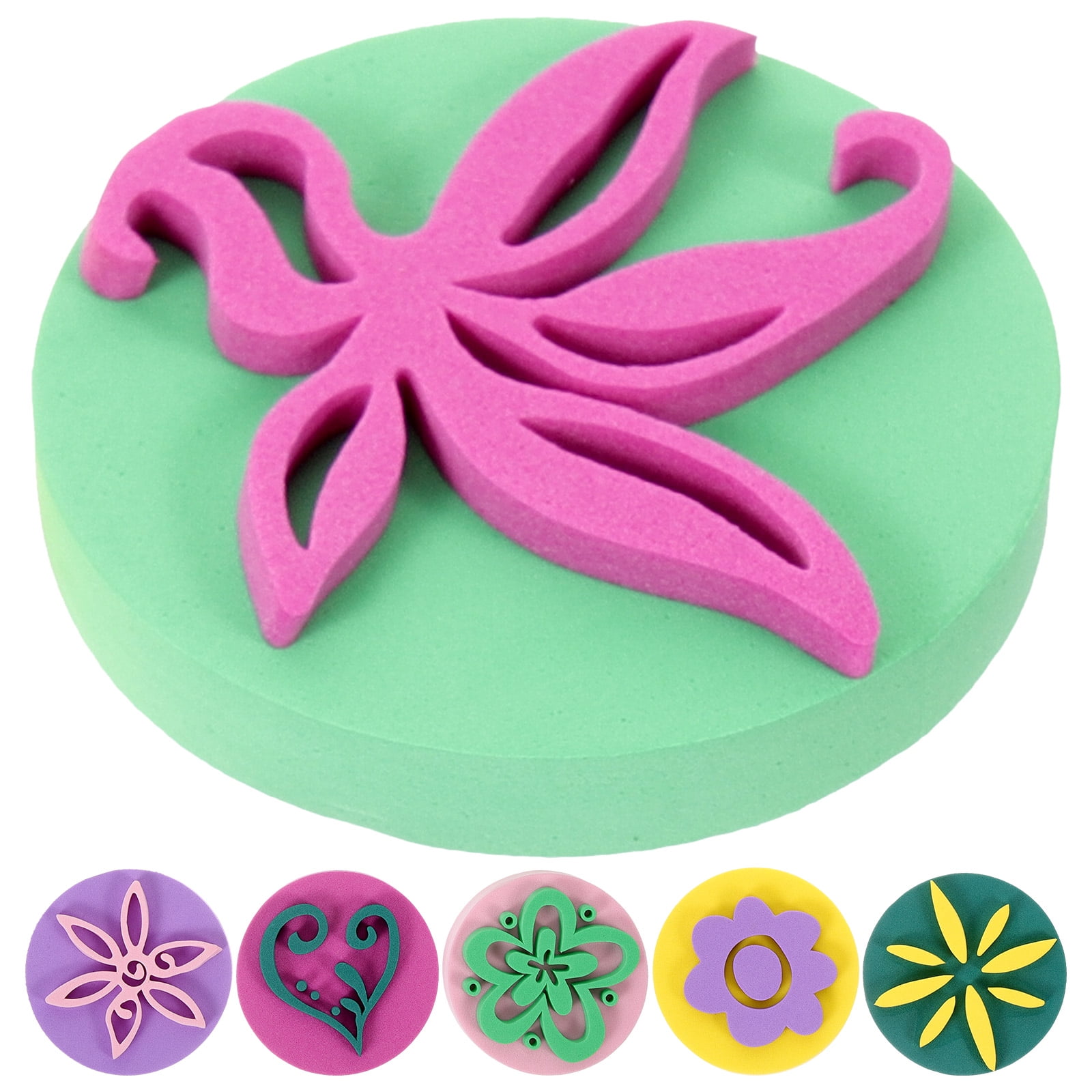 WORGEOUS 6 Pcs Painting Supplies Star Shape Sponge Sponges Shapes for ...