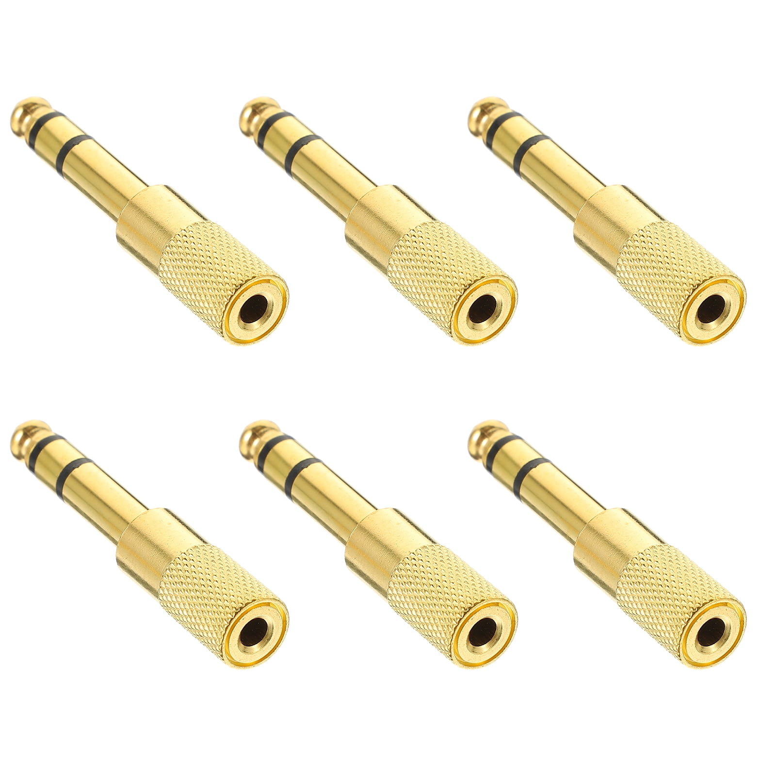 WORGEOUS 6 Pcs USB Headphone Jack 6.35mm to 3.5mm Audio Adapter ...
