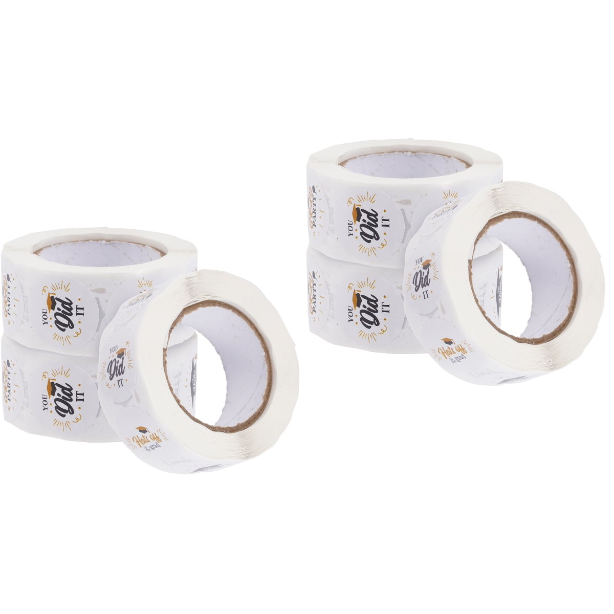 WORGEOUS 6 Rolls Graduation Stickers Bag Envelope Seal Stickers ...