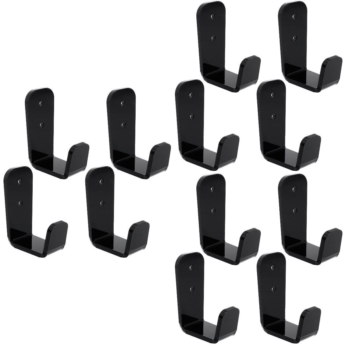 WORGEOUS 6 Sets Hockey Stick Hanging Rack Acrylic Fishing Pole Stands ...