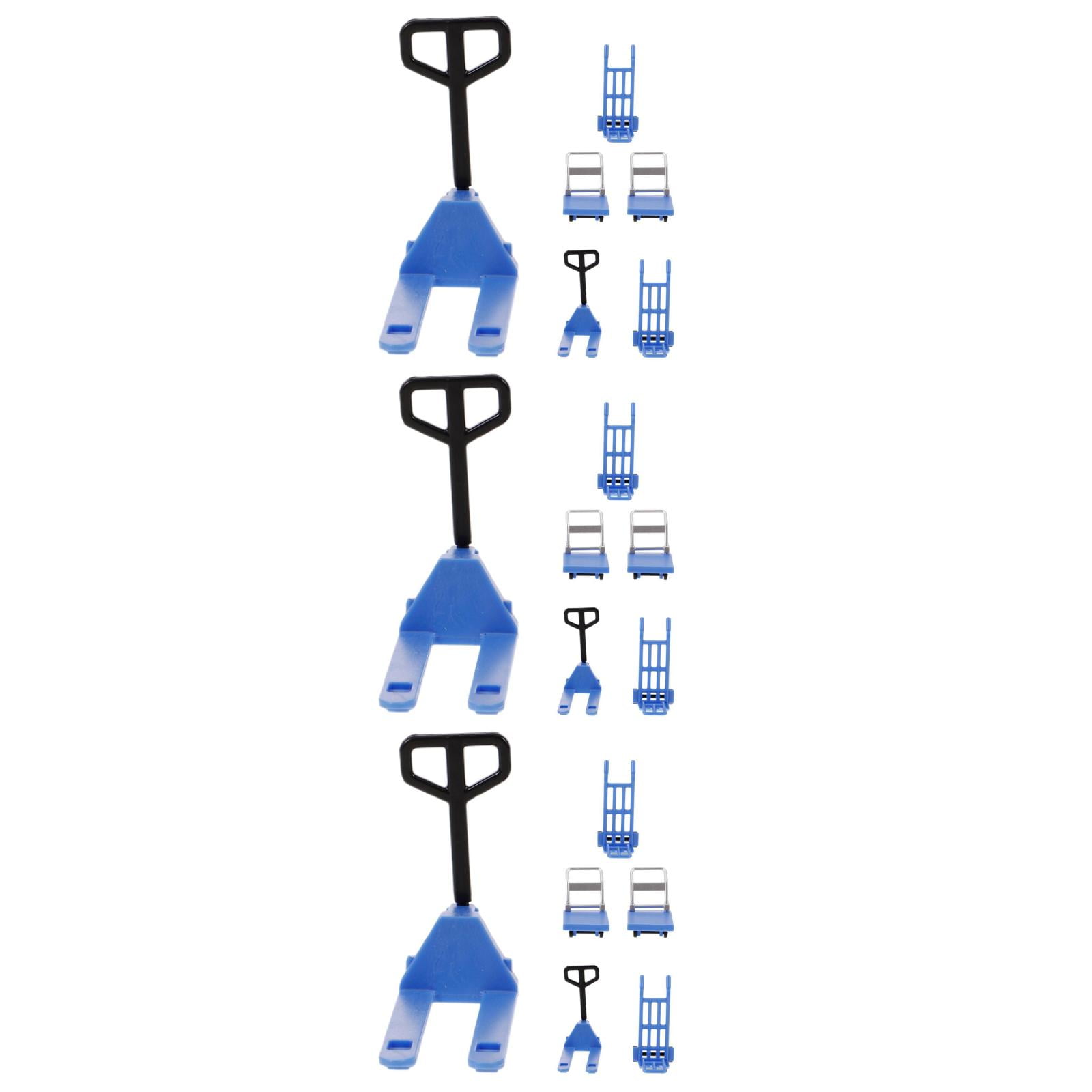 WORGEOUS 6 Sets Miniature Hand Trolley Miniature Forklift Miniature ...