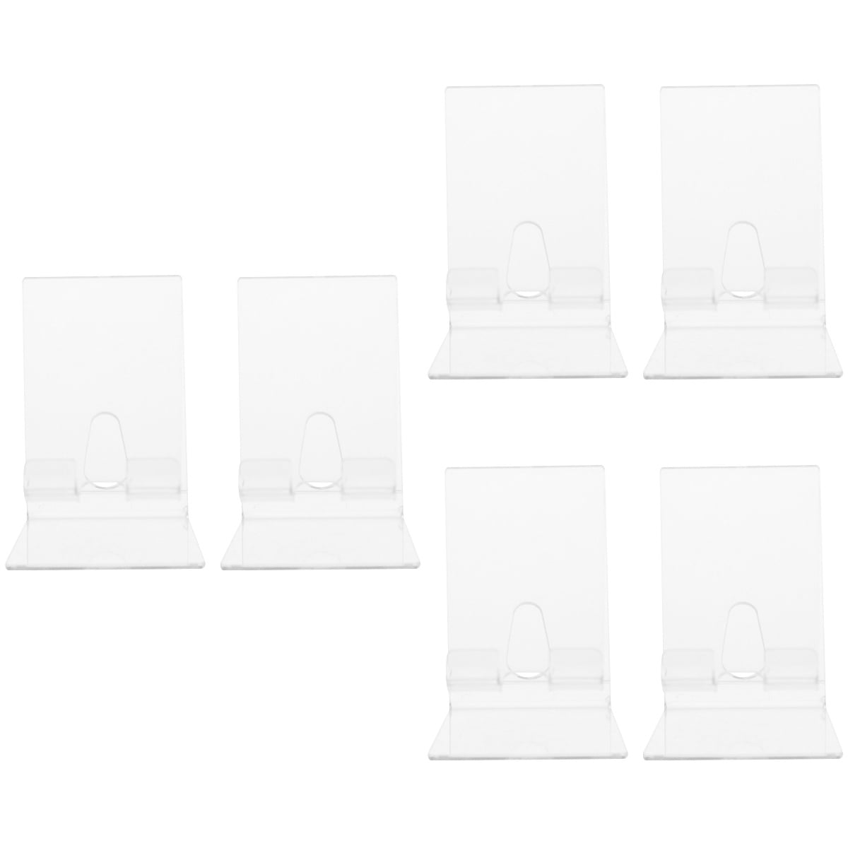 WORGEOUS 6 pcs Acrylic Mobile Phone Display Holder Cellphone Stand ...