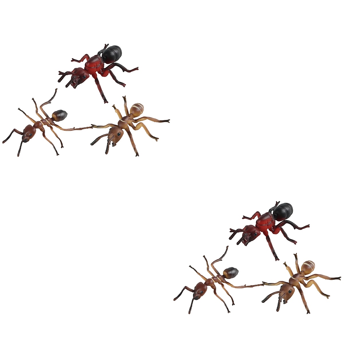 WORGEOUS 6 pcs Ant Sculpture Ant Figurine Plastic Ant Desktop Ornament ...