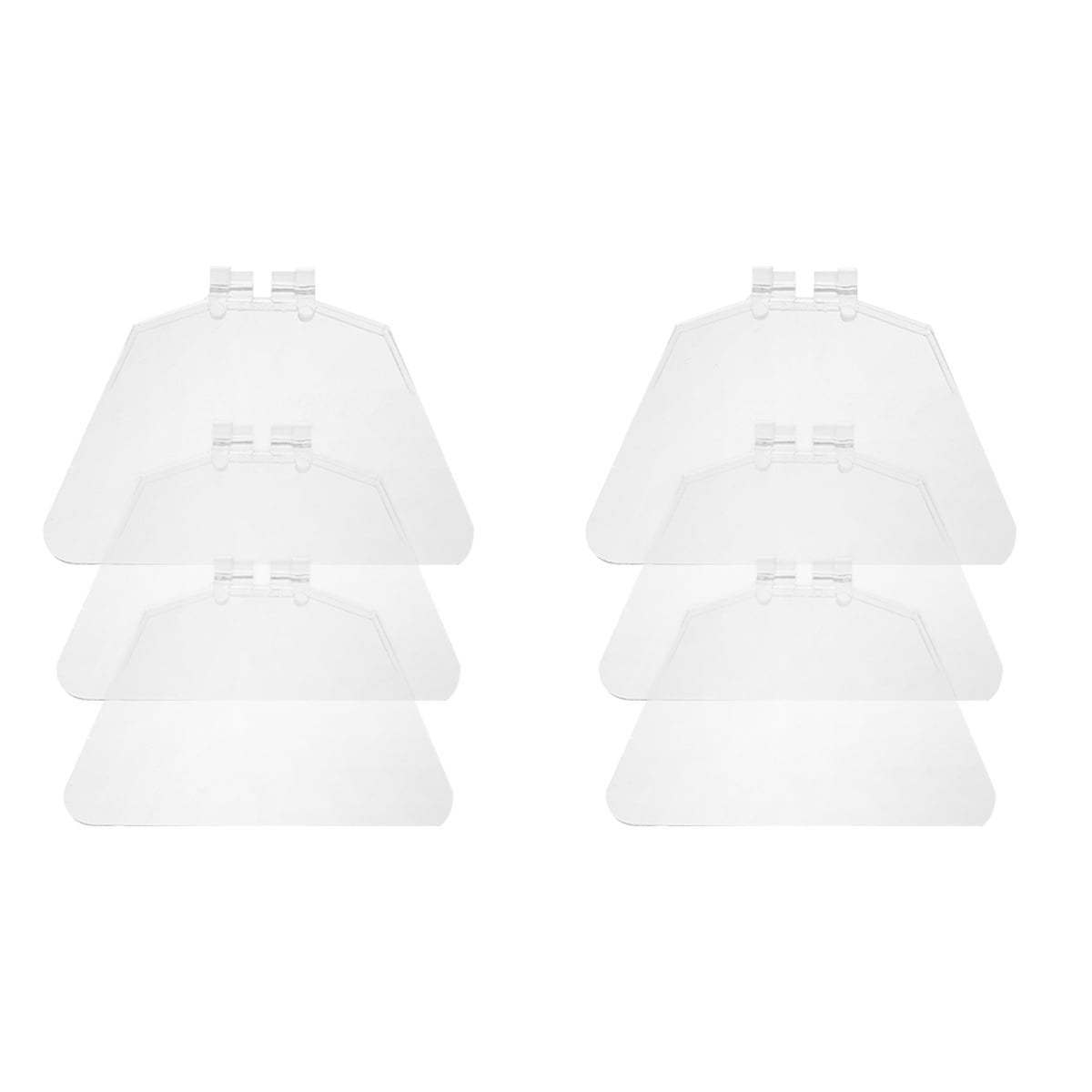 WORGEOUS 6 pcs Bench Eye Shield Plastic Eye Guards Clear Eye Shield ...