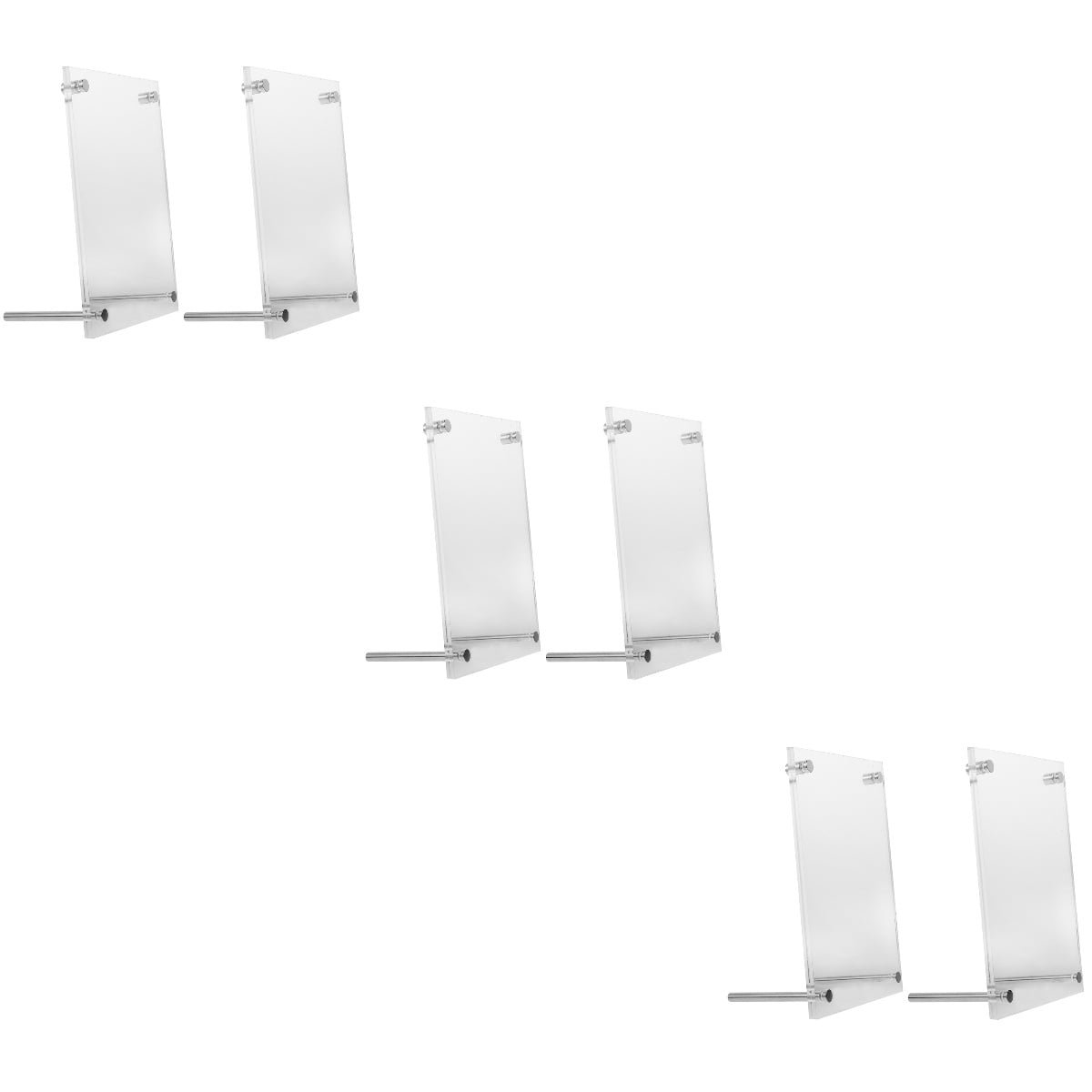 WORGEOUS 6 pcs Business License Frame Acrylic Transparent Photo Frame ...