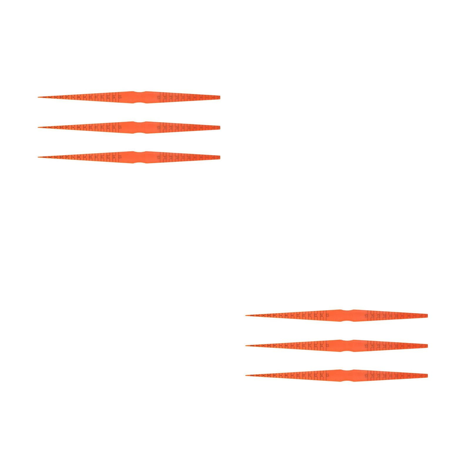 WORGEOUS 6 pcs Car Panel Gap Measuring Tool Plastic Car Door Panel Gap ...