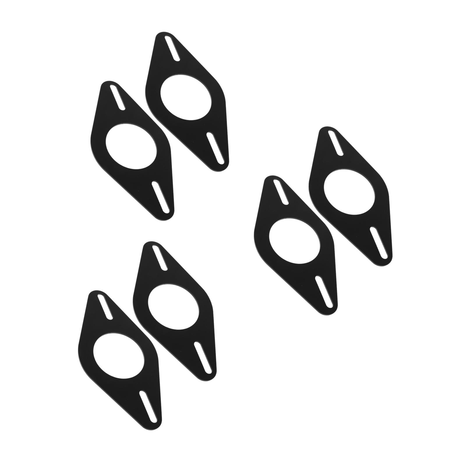 WORGEOUS 6 pcs Car Speaker Mounting Plate Plastic Tweeter Spacer Ring ...