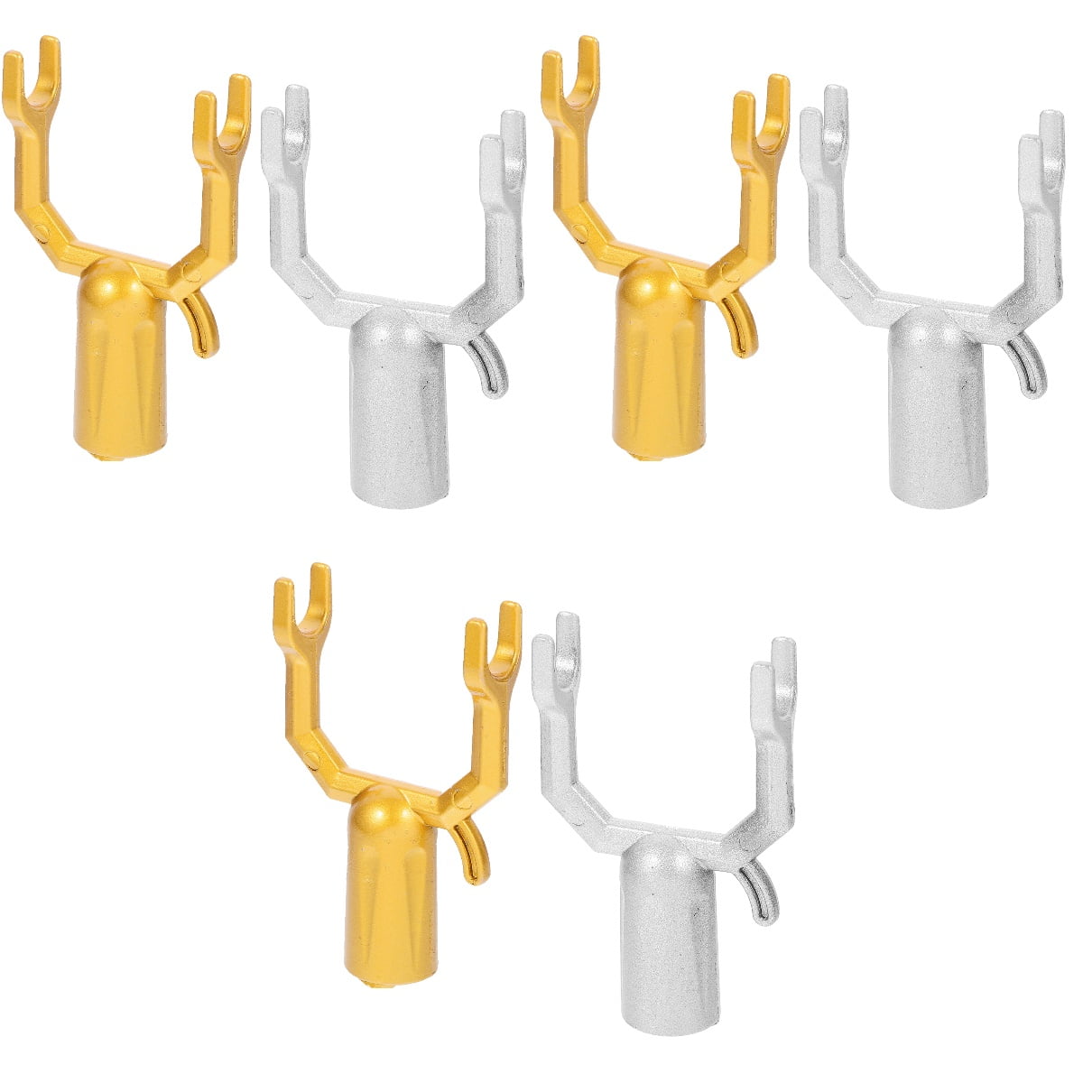 WORGEOUS 6 pcs Clothes Sticks Pole Fork Clothes Drying Pole Heads Fork ...