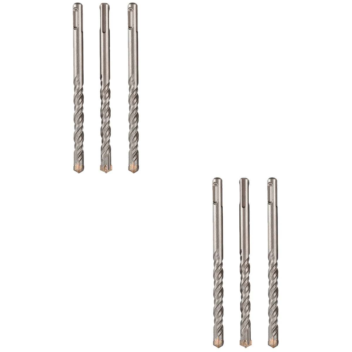 WORGEOUS 6 pcs Cross Electric Drill Bit Concrete Drill Bit for Wall ...