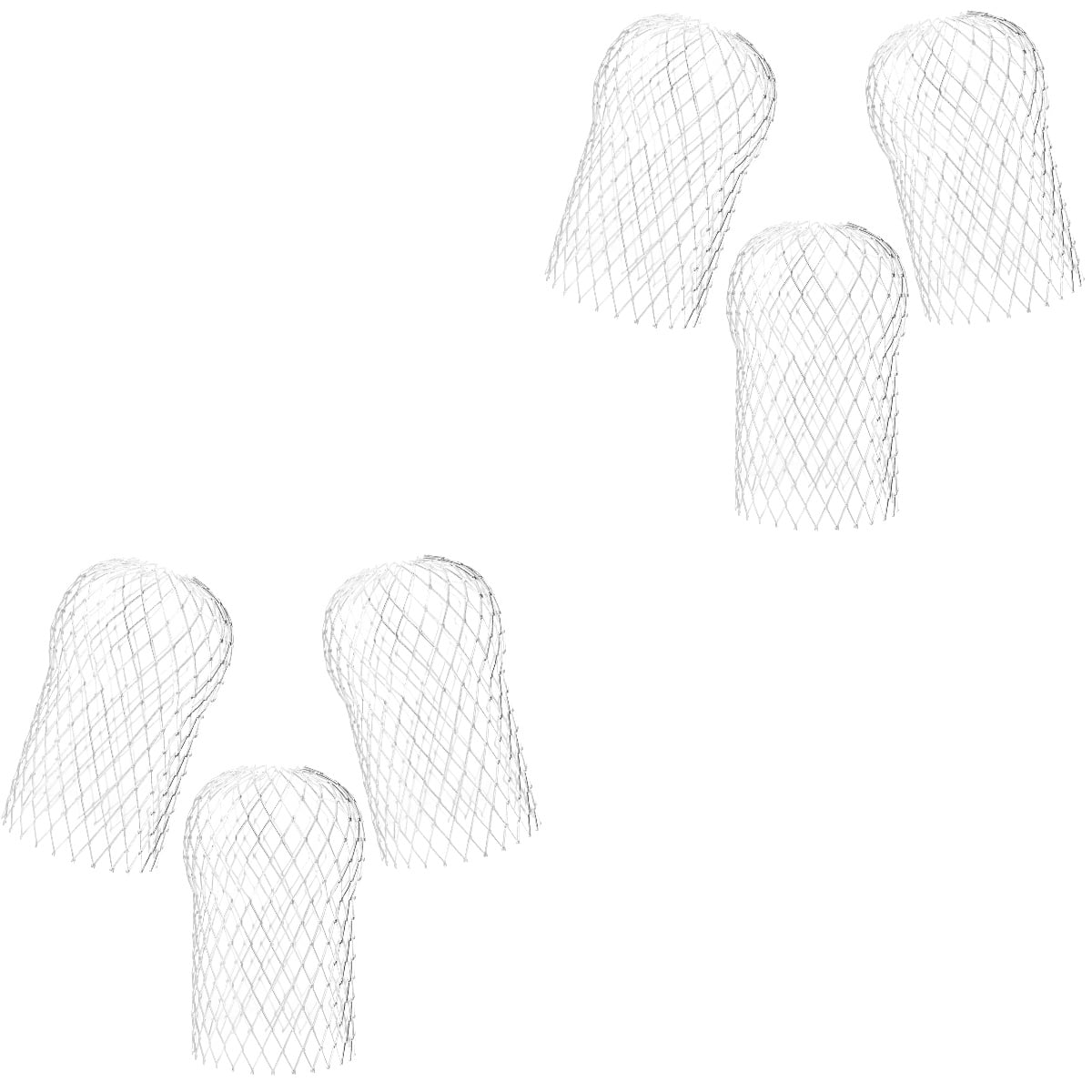 WORGEOUS 6 pcs Roof Gutter Guards Stainless Steel Leaf Filter ...