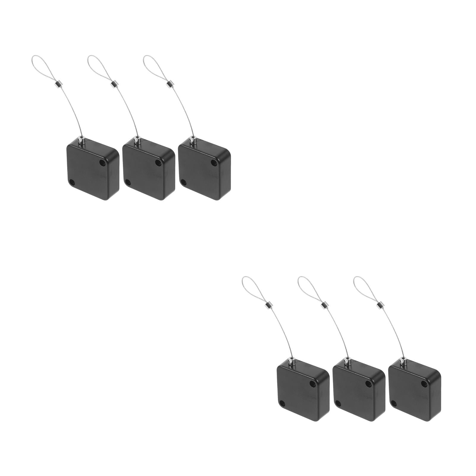 WORGEOUS 6 pcs Safety Steel Cable Anti Theft Box Retractable Cable ...