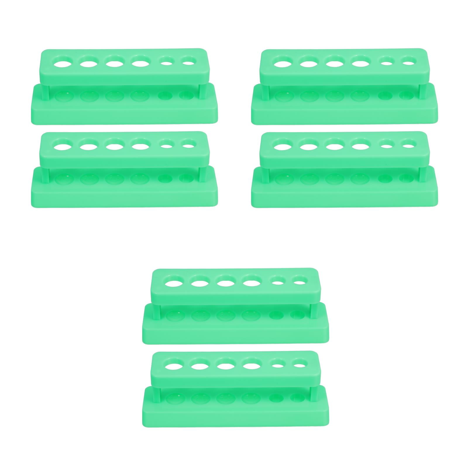 WORGEOUS 6 pcs Test Tube Rack Vial Holder Laboratory Test Tube Holder ...