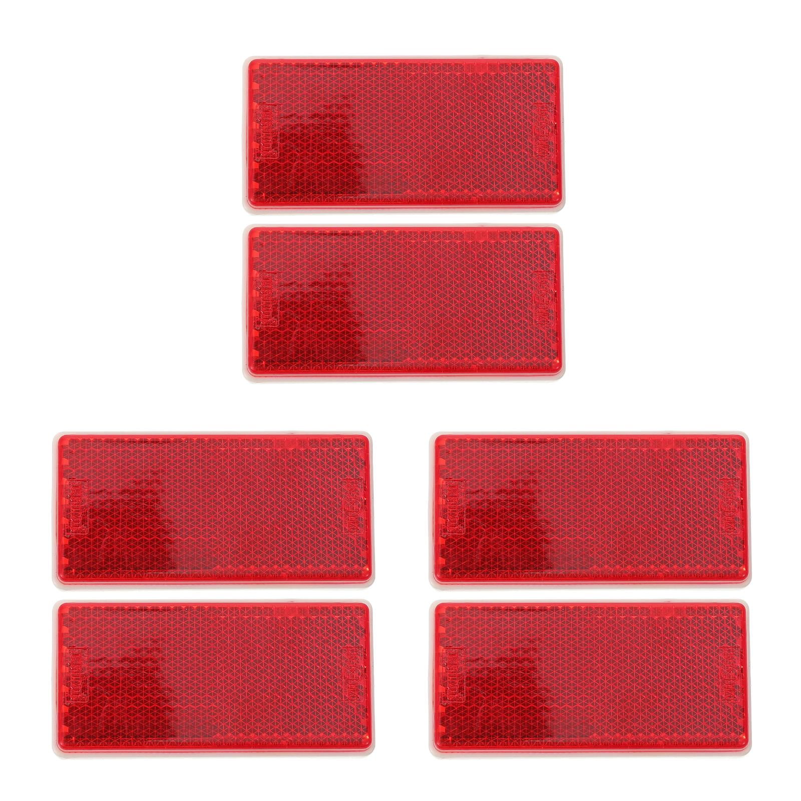 WORGEOUS 6 pcs Trailer Reflectors For Enhance Nighttime Driving Safety ...
