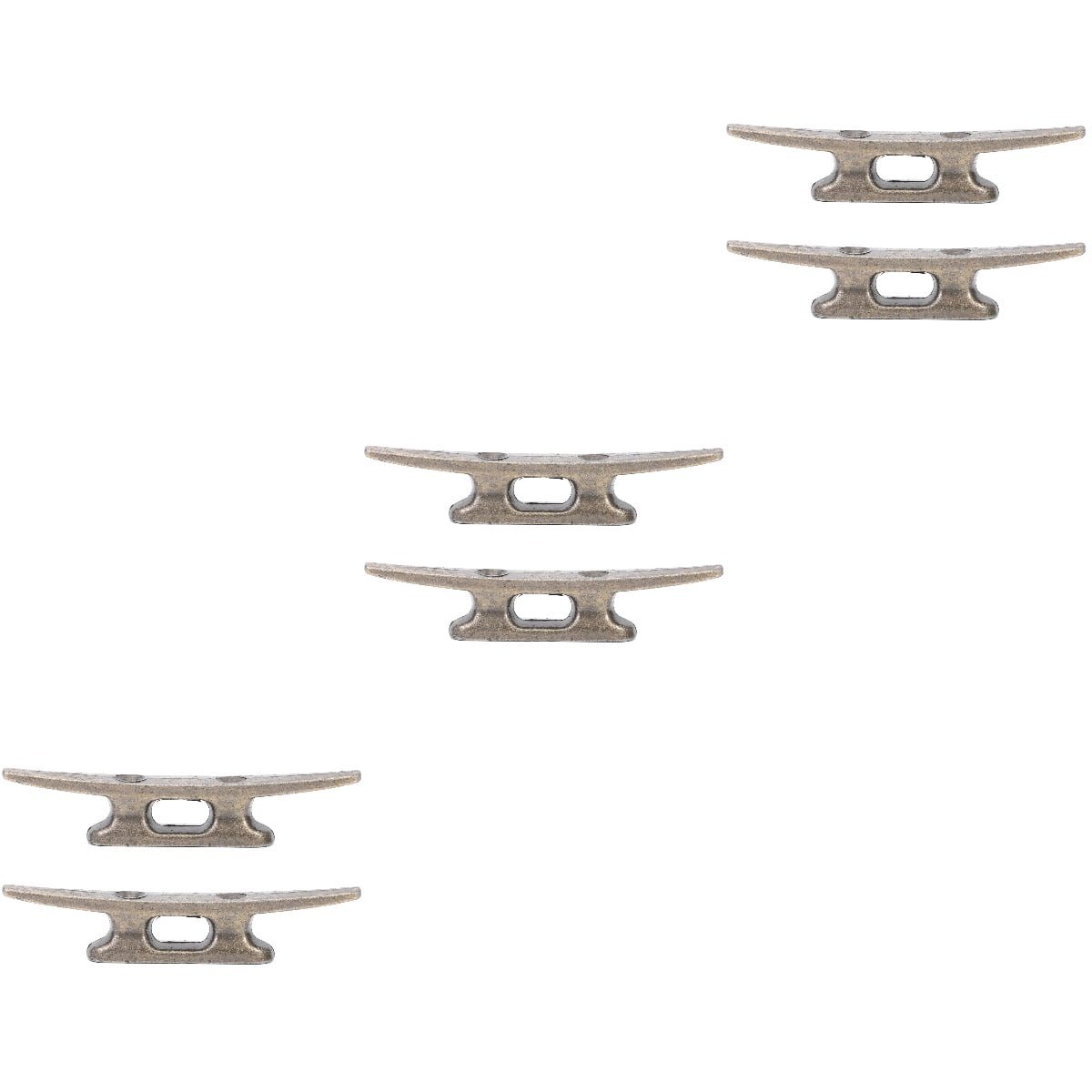 WORGEOUS 6 pcs Zinc Alloy Boat Cleats Rope Cleats Boat Dock Cleats ...