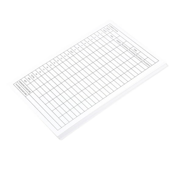 WORGEOUS 60 PCS Scorecard for Competition Score Scorecard Score ...
