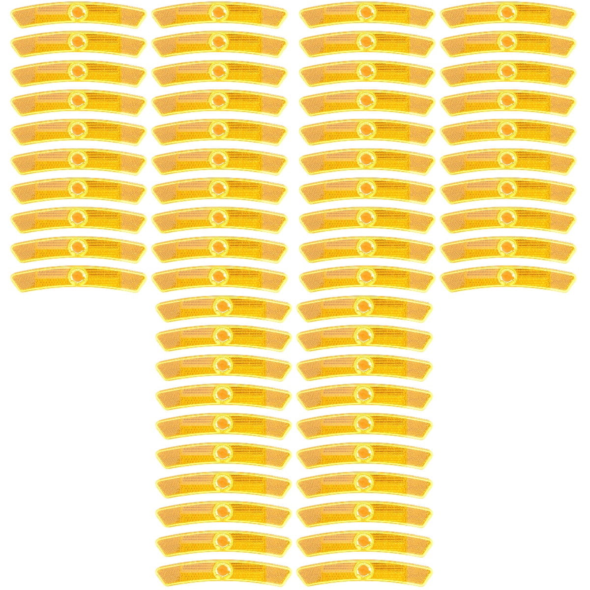 WORGEOUS 60 Pcs Compact Wheel Reflectors Replaceable Reflective Signs ...