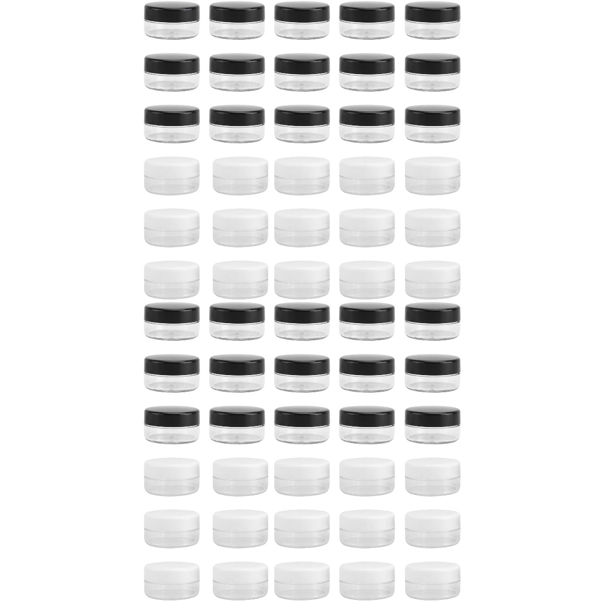WORGEOUS 60 Pcs Cosmetic Sample Boxes Cream Travel Boxes Household ...