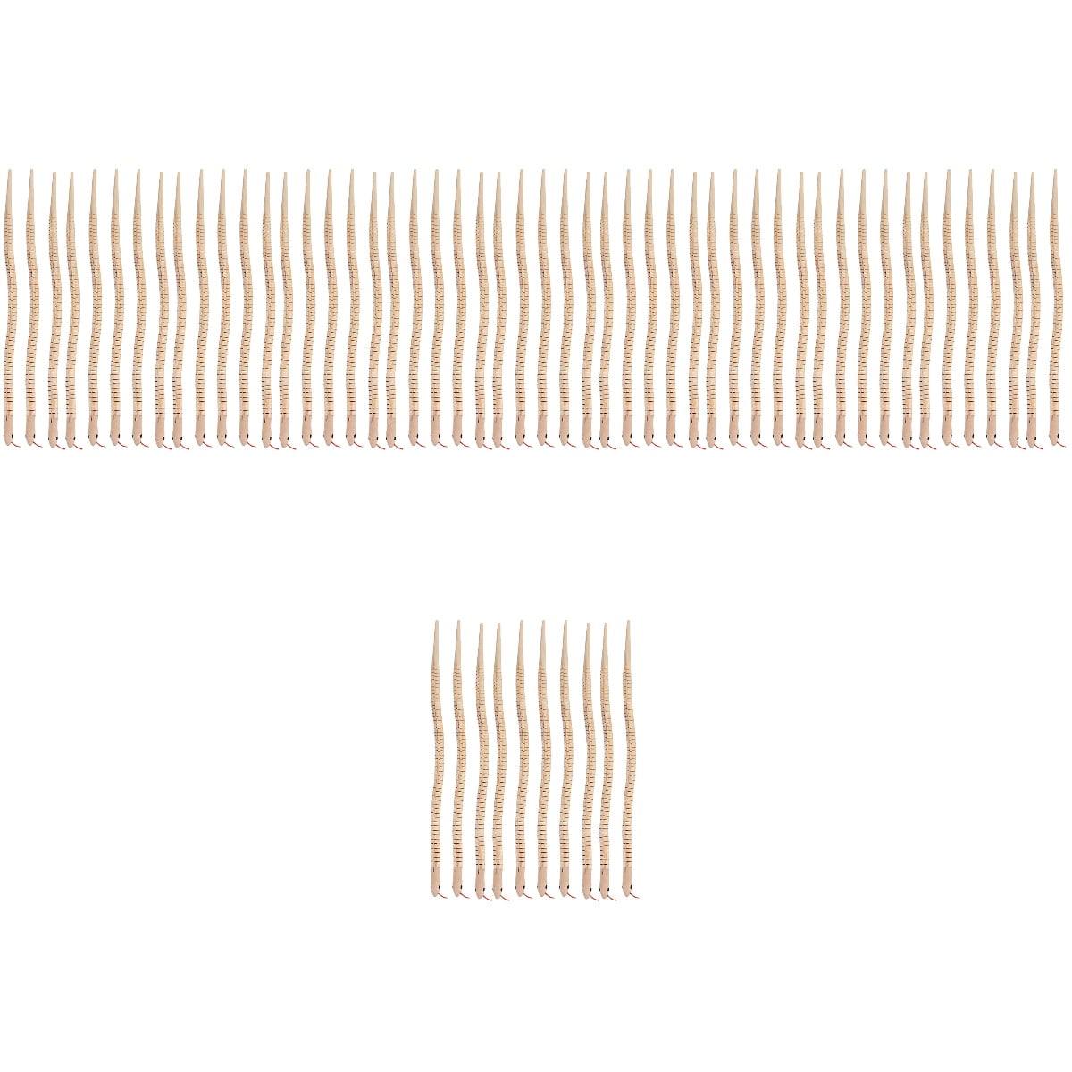 WORGEOUS 60 Pcs Kids Wooden Snakes Toys Wood Wiggly Snakes Jointed Toys ...