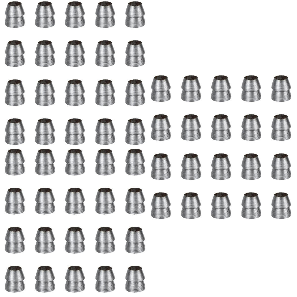 WORGEOUS 60 Pcs Replacement Axe Handle Splitting Wedges Round Metal ...