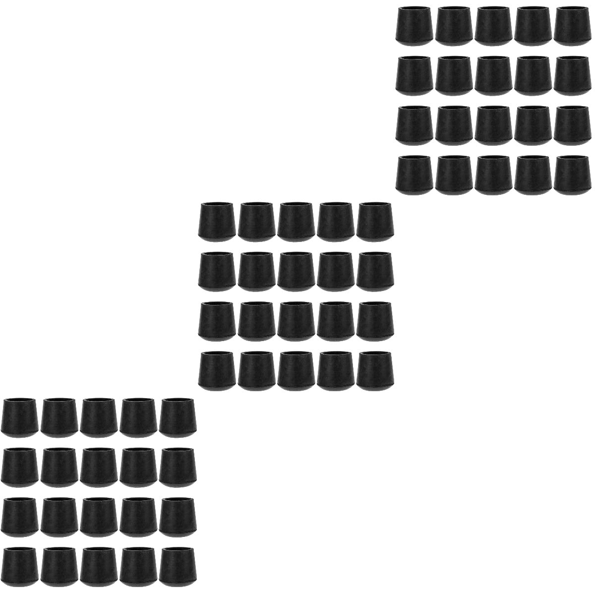 WORGEOUS 60 Pcs Rubber Covers Chair Leg Tips Caps Trampoline Leg Covers ...
