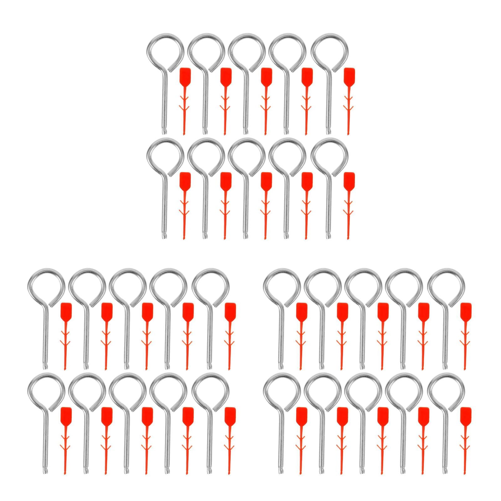 WORGEOUS 60 Sets Fire Extinguisher Pins Red Tamper Seals Fire ...