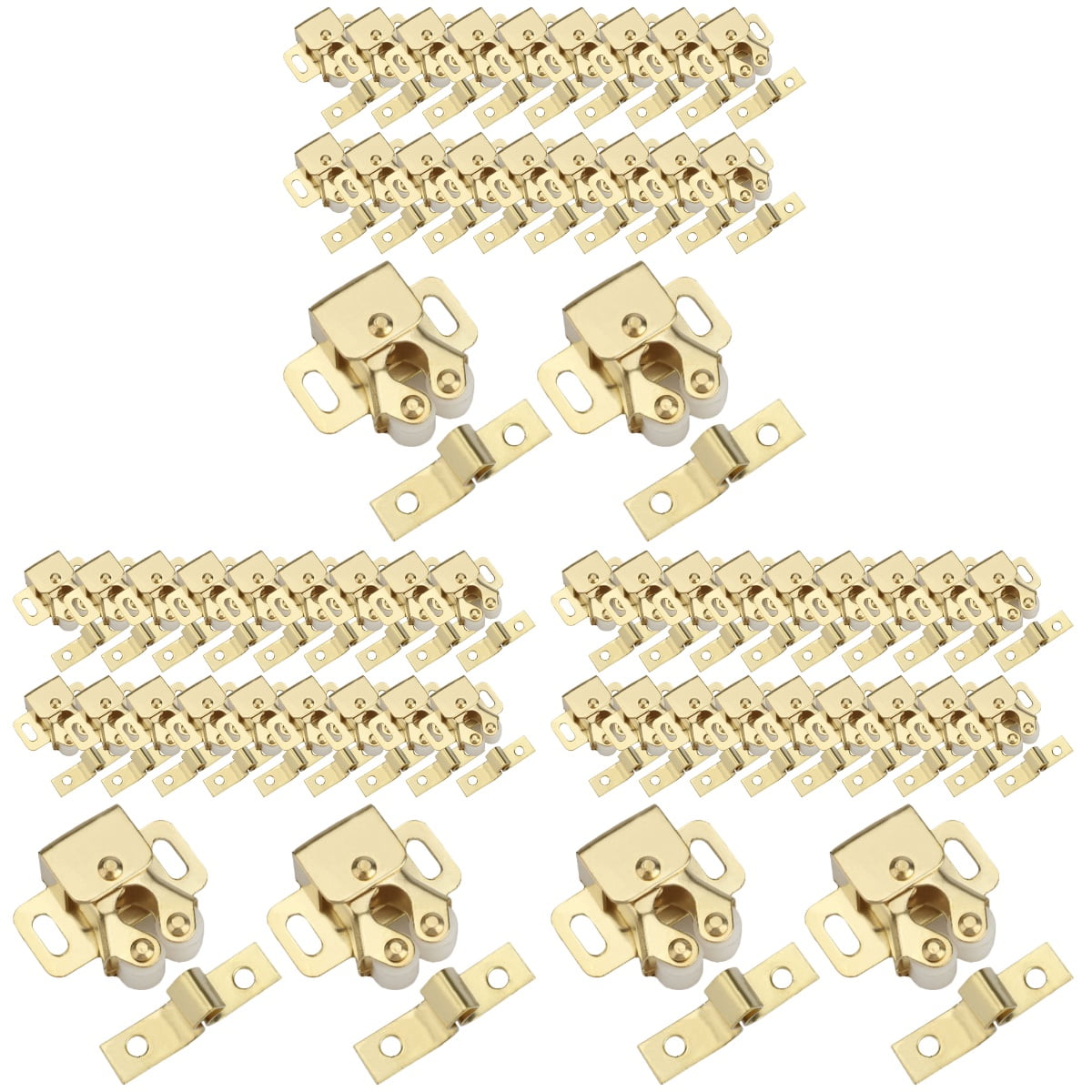 WORGEOUS 60 pcs Cabinet Door Latches Door Catch RV Cabinet Latches ...