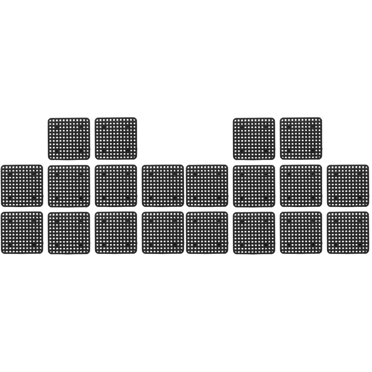 WORGEOUS 60 pcs Flower Pot Hole Mesh Pads Plastic Mesh Pad Filters ...