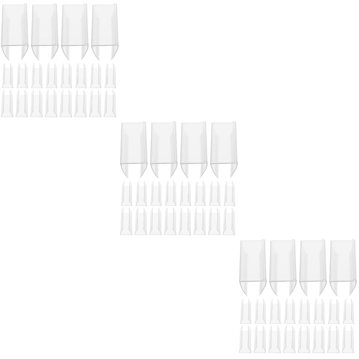 WORGEOUS 60 pcs Price Tag Holder Price Display Sign Label Holder ...