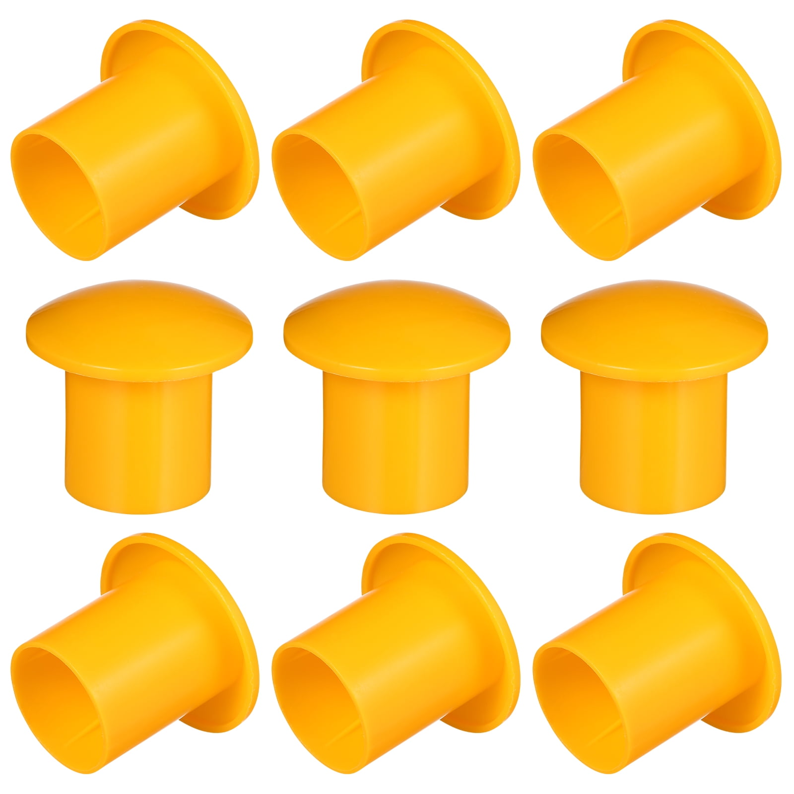 WORGEOUS 60 pcs Rebar Safety Caps Plastic Rebar Mushroom Cover Rebar ...