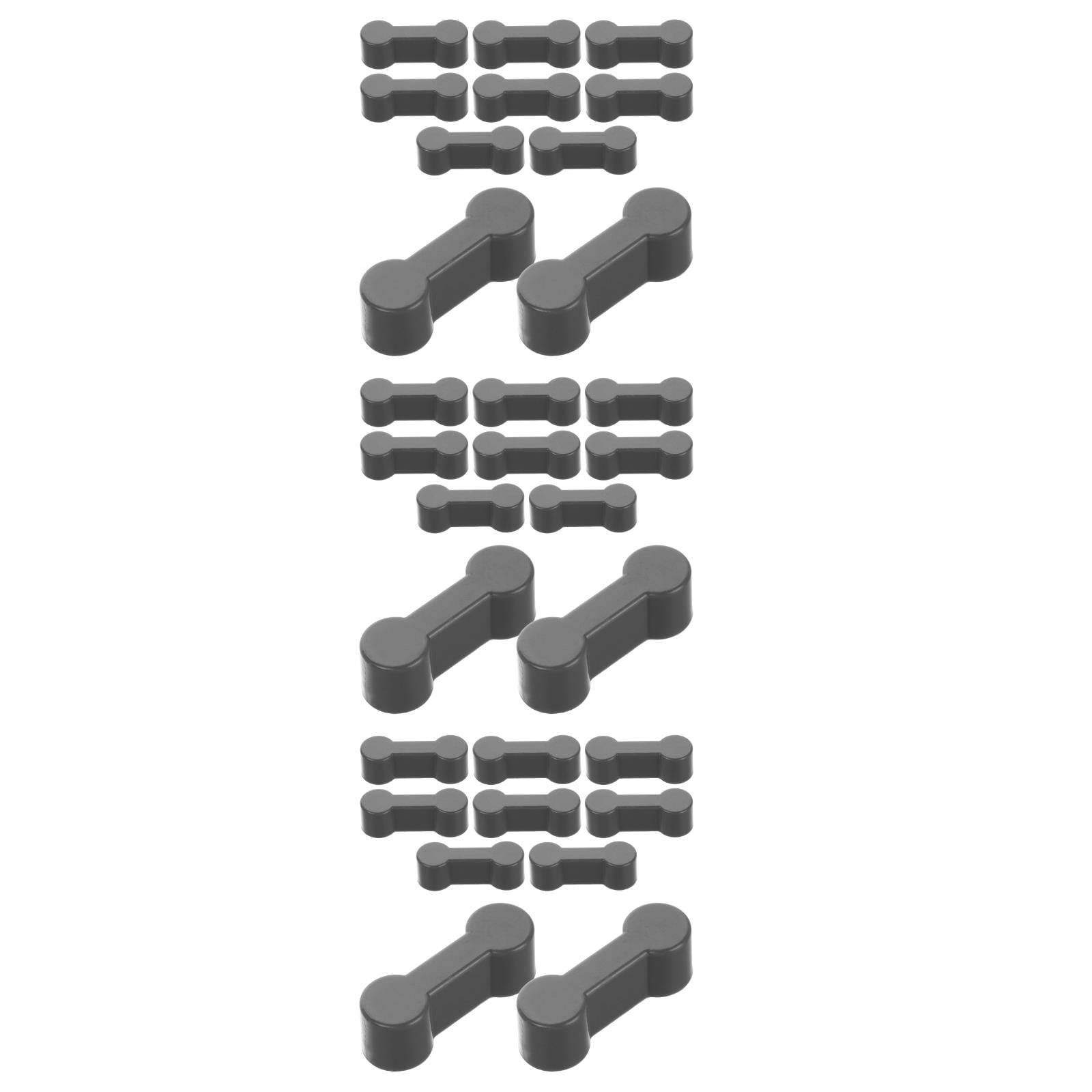 WORGEOUS 60 pcs Train Track Connector with Plastic Joiners Dog Bone ...