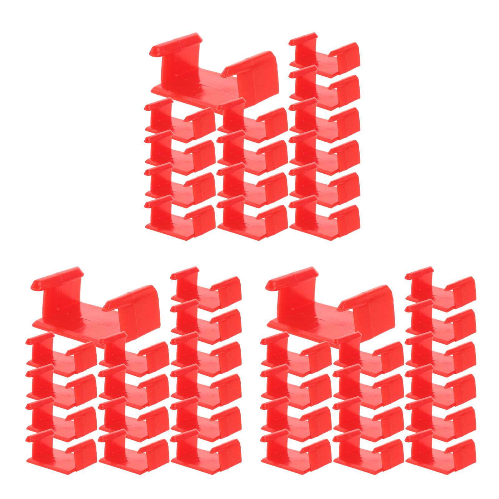 WORGEOUS 60 pcs Train Track Securing Clips Train Track Fasteners Train ...