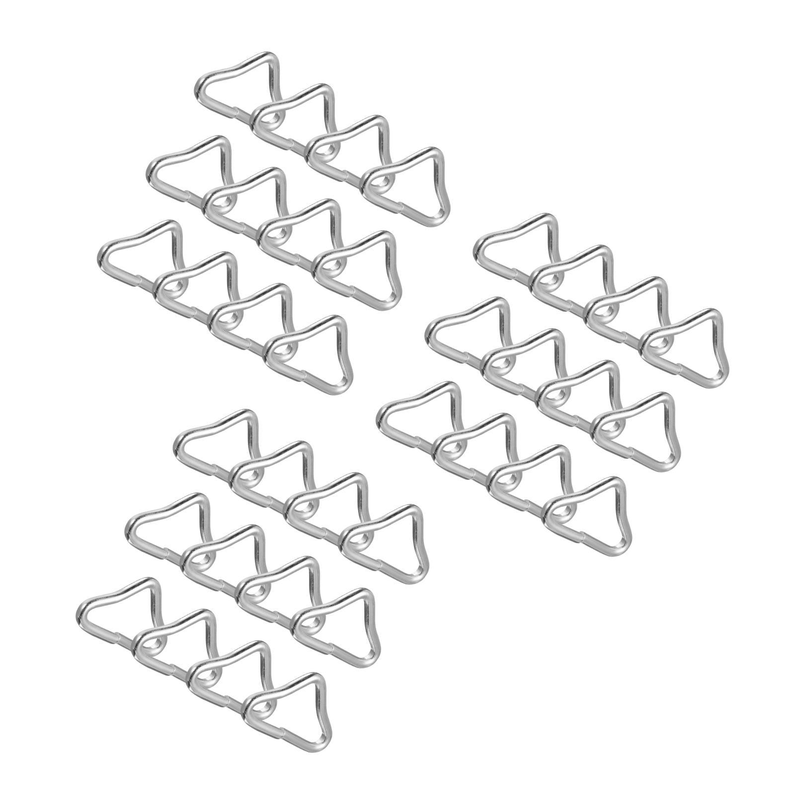 WORGEOUS 60 pcs Trampoline Buckles Iron Triangle Ring Buckle Trampoline ...