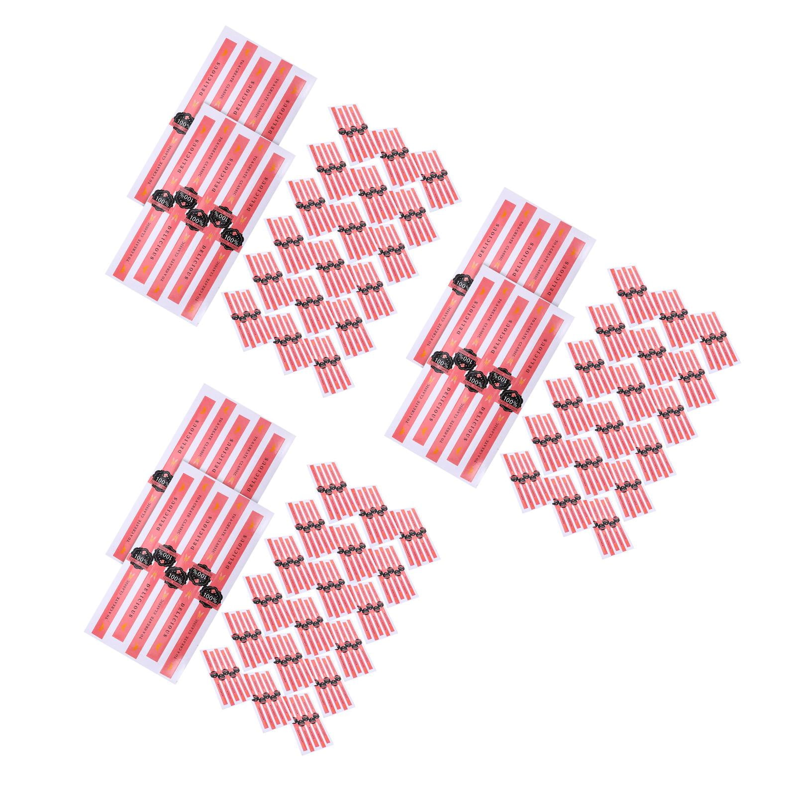 WORGEOUS 600 pcs Dessert Packaging Stickers Baking Labels Baking ...