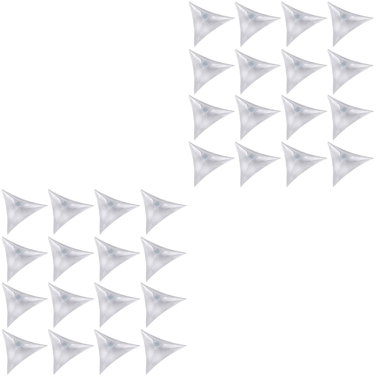 WORGEOUS 600 pcs Transparent Corner Triangle Furniture Corner - Walmart.com