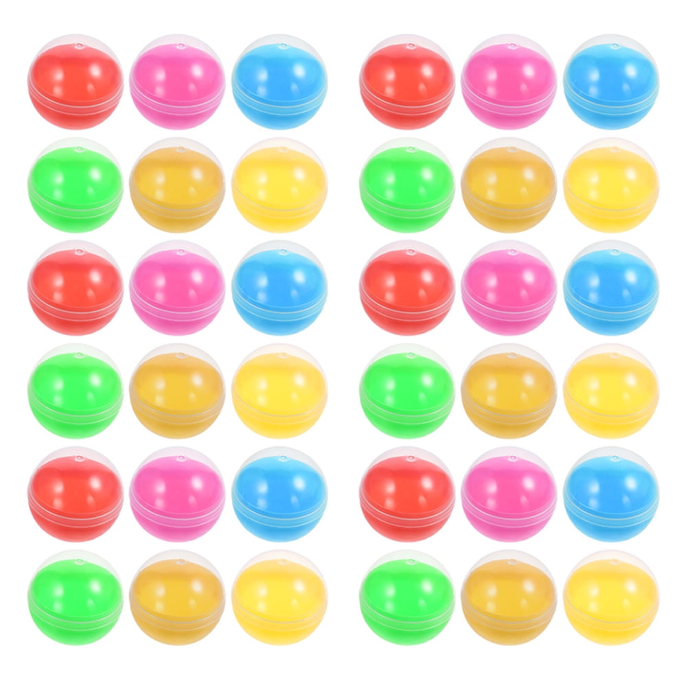 WORGEOUS 60pcs Empty Plastic Capsules Vending Machines Capsules Party ...