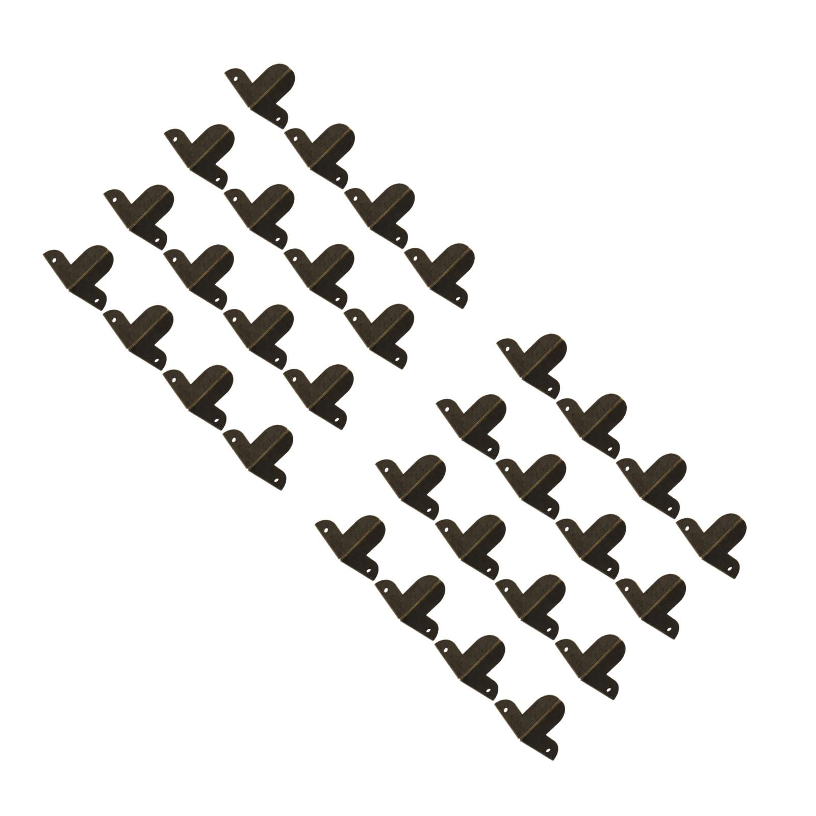 WORGEOUS 64 Sets Iron Corner Protector Iron Corner Wrap Desk Corner ...