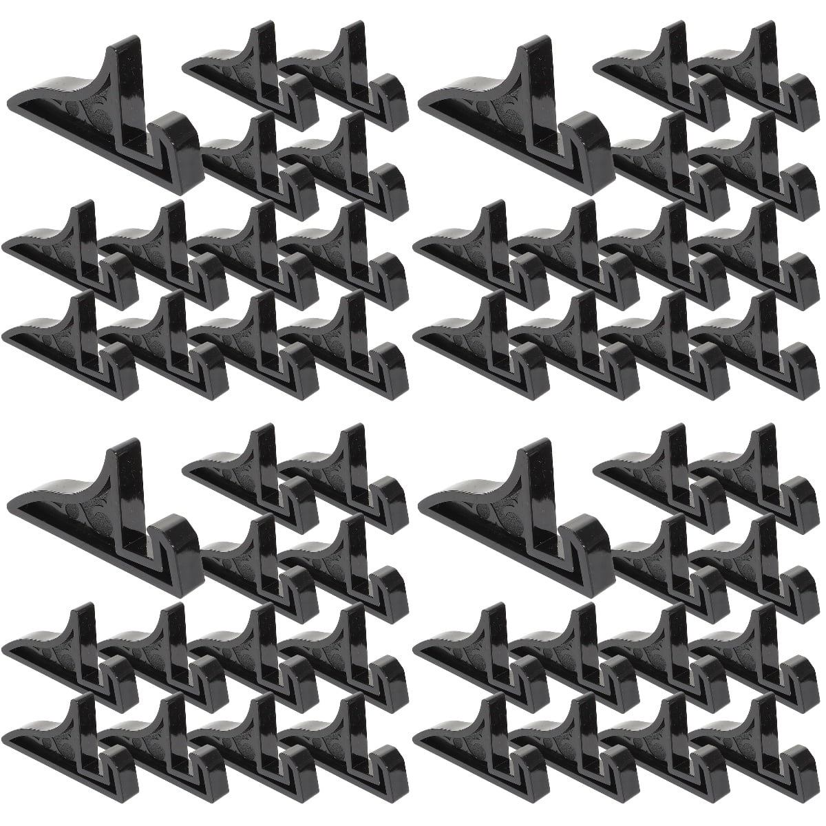 WORGEOUS 64 pcs Sturdy Plastic Easel Holder Stand Desktop Displaying ...