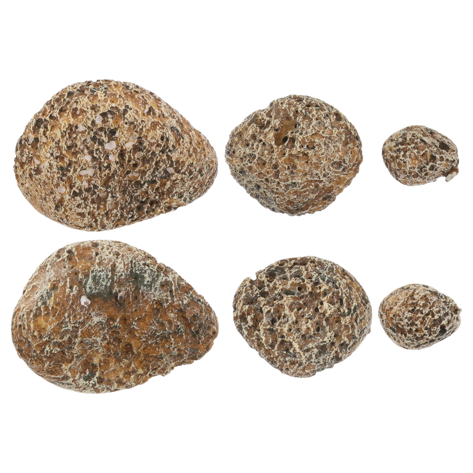 WORGEOUS 6PCS Artificial Bonsai Stone Decoration Fake Stone Ornament ...