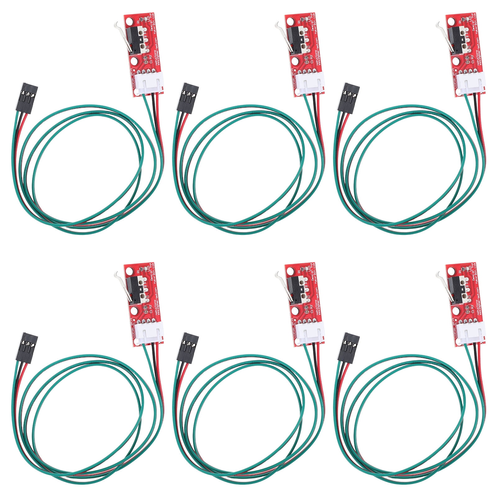 WORGEOUS 6PCS Mechanical Endstop Limit Switch for 3D Printer Micro ...