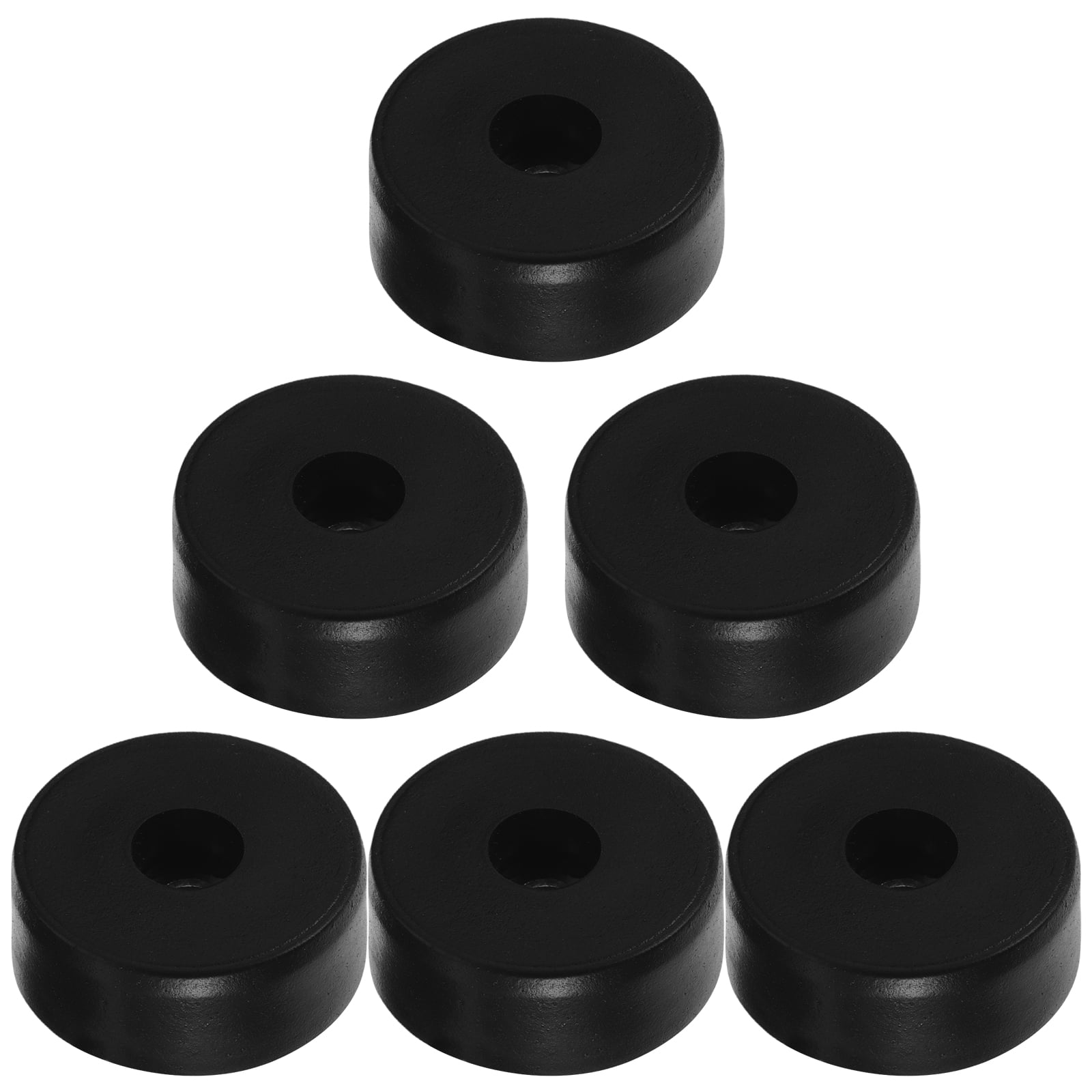 WORGEOUS 6PCS Round Rubber Feet Bumpers Anti Vibration Feet for ...