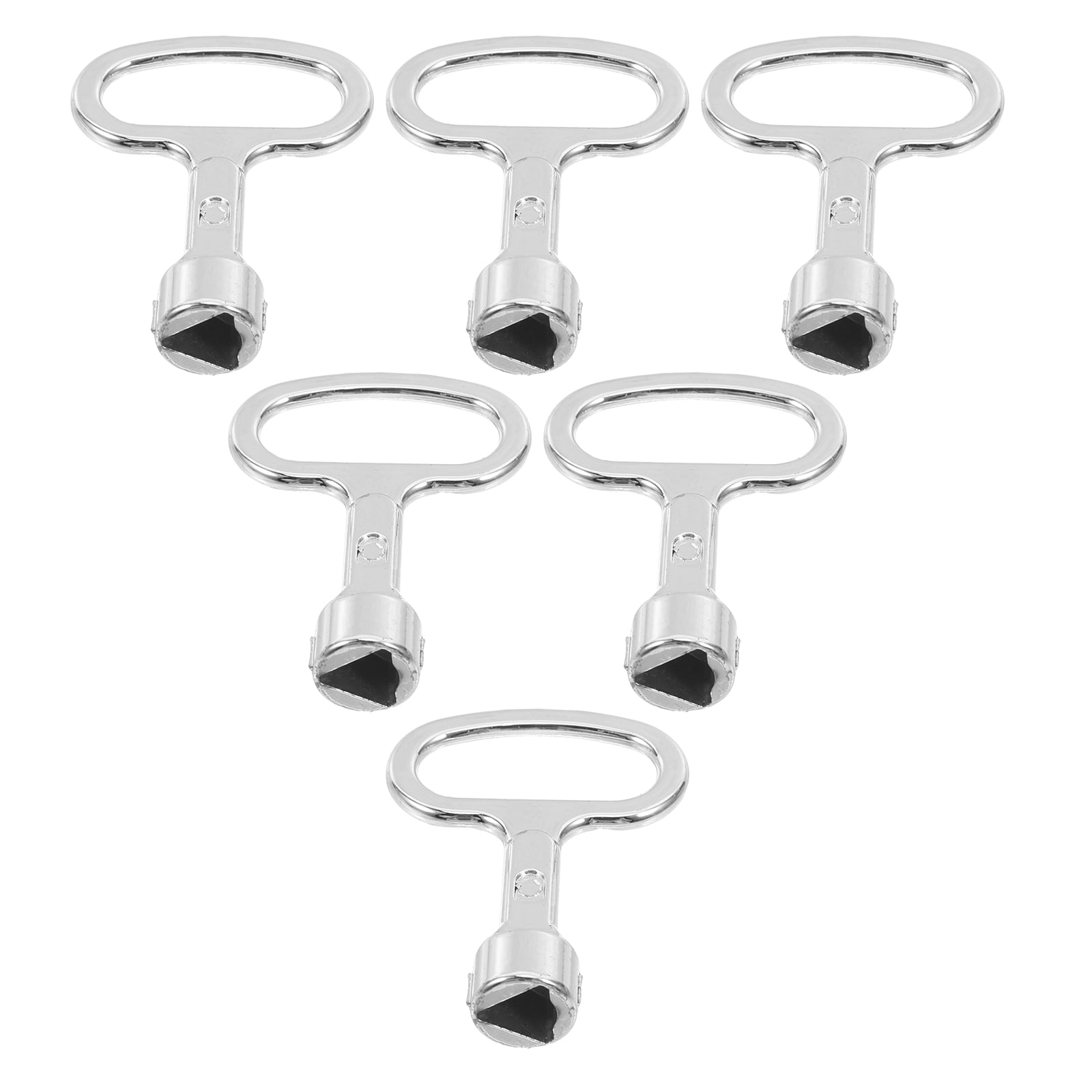 WORGEOUS 6PCS Triangle Socket Spanner Key Electrical Cabinet Gas Water ...