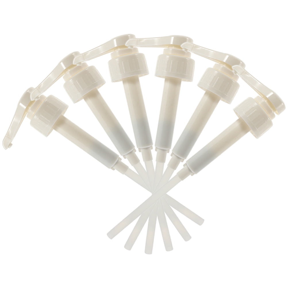 WORGEOUS 6Pcs Mini Syrup Pump Plastic Coffee Syrup Dispenser Reducing ...