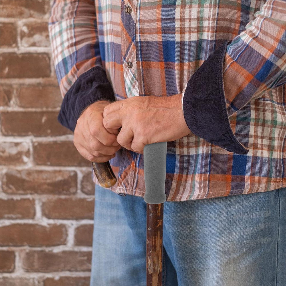 WORGEOUS 6Pcs Nitrile Butadiene Rubber Walking Cane Handle Wraps Crutch ...